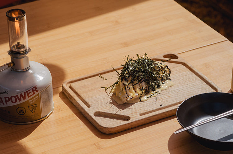 Camp Recipe: Grilled Cabbage with Karashi Sauce | Snow Peak