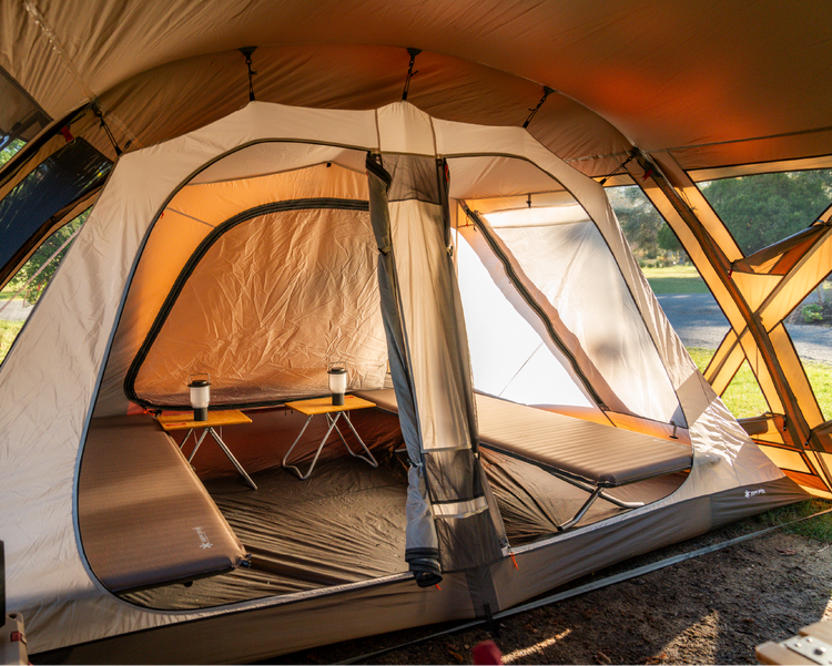 Camp in Comfort in a Rigel Suite | Snow Peak