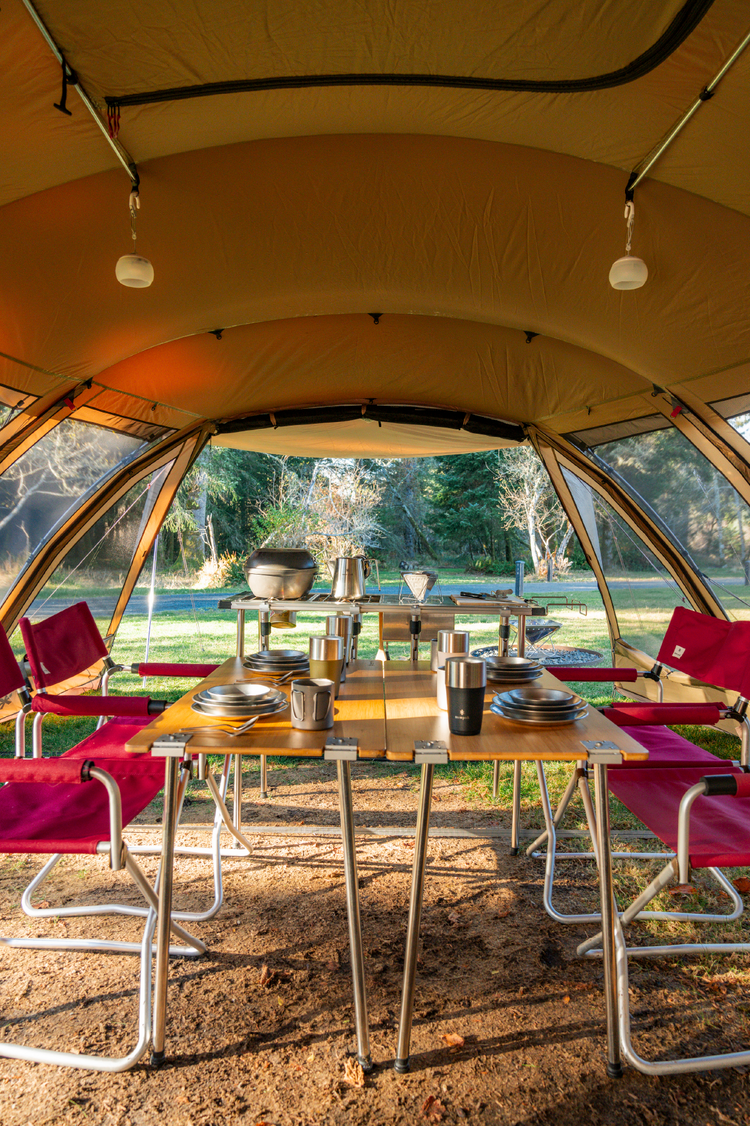 Camp in Comfort in a Rigel Suite | Snow Peak