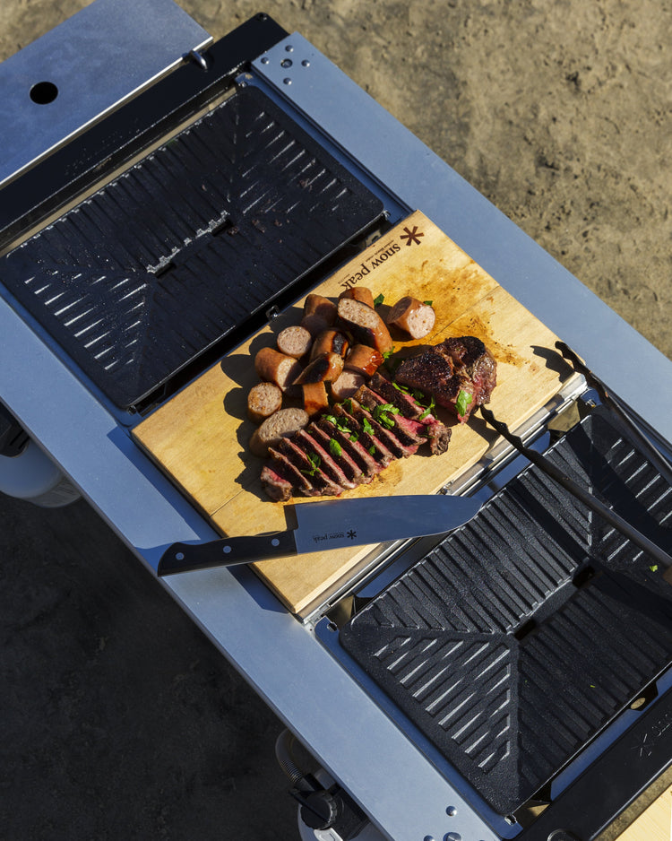 Camp Kitchen - Customizable Iron Grill Table Collection | Snow Peak