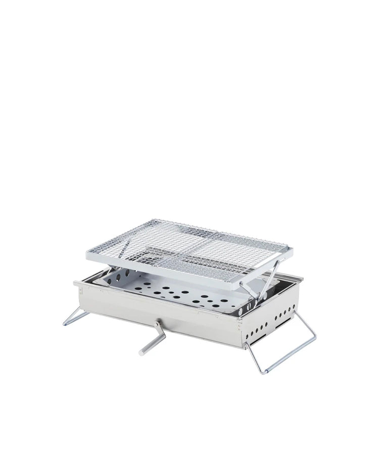 Double Unit BBQ Box - Iron Grill Table - Snow Peak | Snow Peak