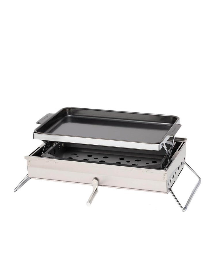 Double Unit BBQ Box - Iron Grill Table - Snow Peak | Snow Peak