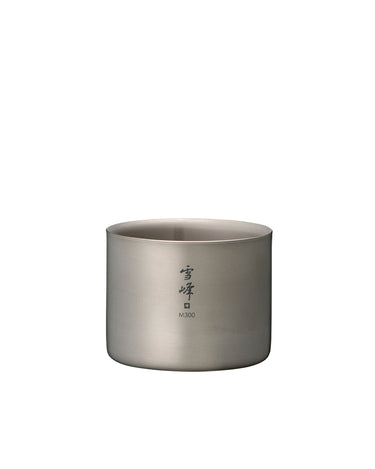 Ti-Double M300 Stacking Mug - Titanium Drinkware - Snow Peak | Snow Peak